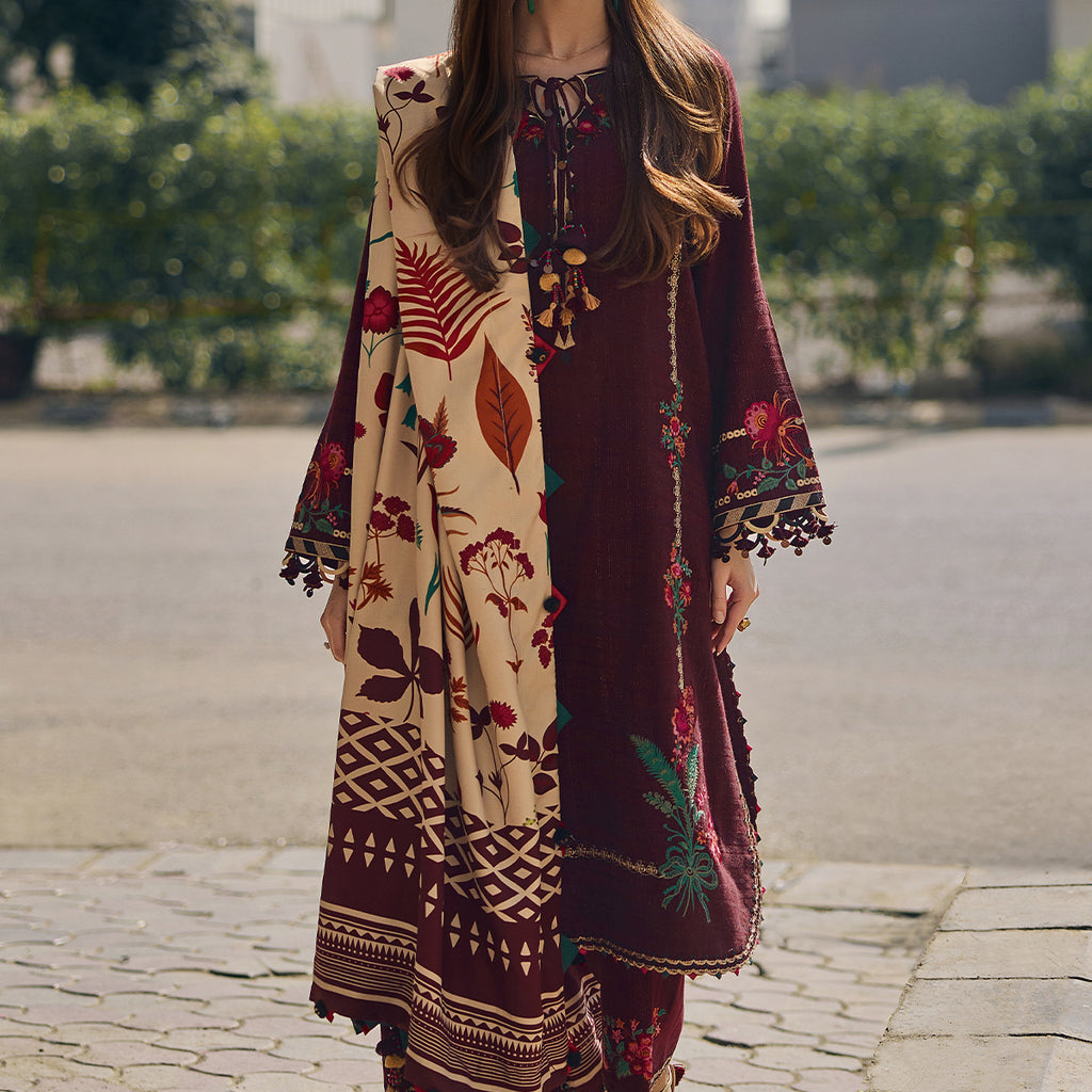 3-pc Unstitched Wool Shawl Collection PSW5-10 – House Of Charizma